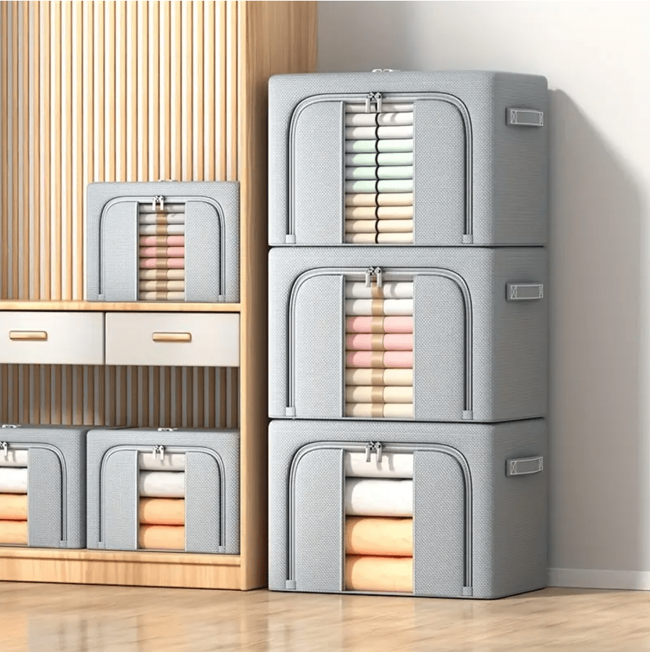 STACKABLE LINEN STORAGE BOXES - 50% OFF TODAY – The Calming Co. Australia