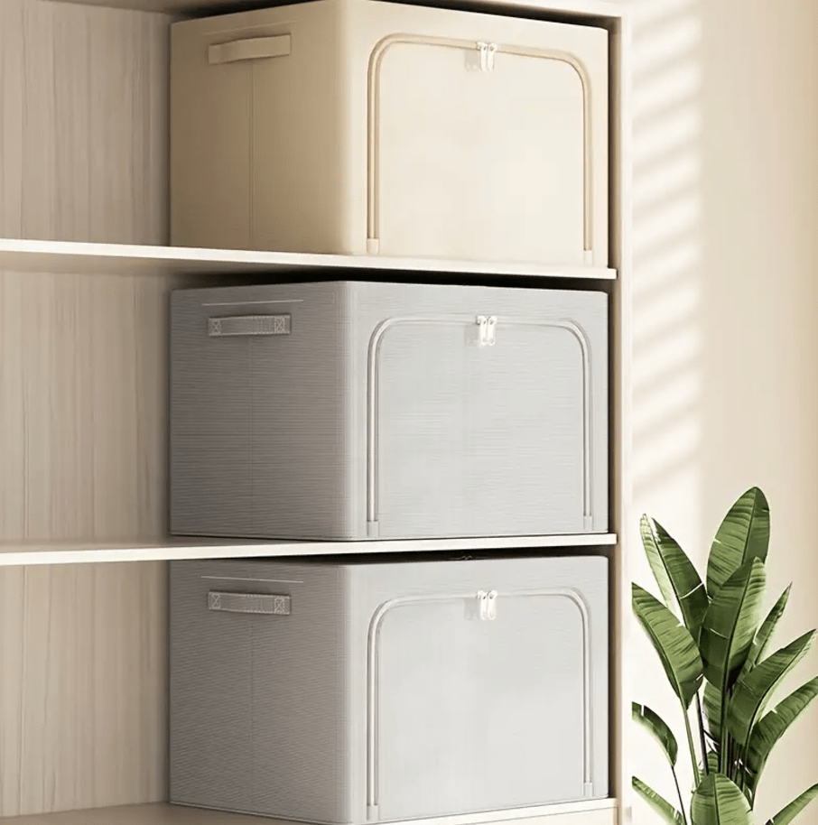STACKABLE LINEN STORAGE BOXES - 50% OFF TODAY – The Calming Co. Australia